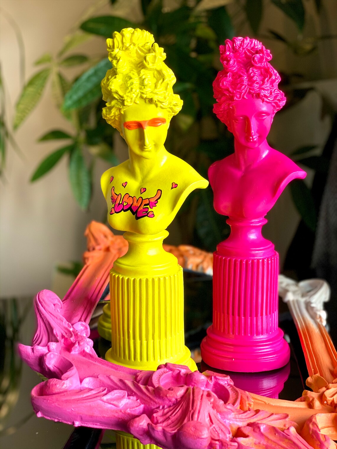 Pop Art Greek Statue Modern Art Home Decor Pop Art Unique | Etsy