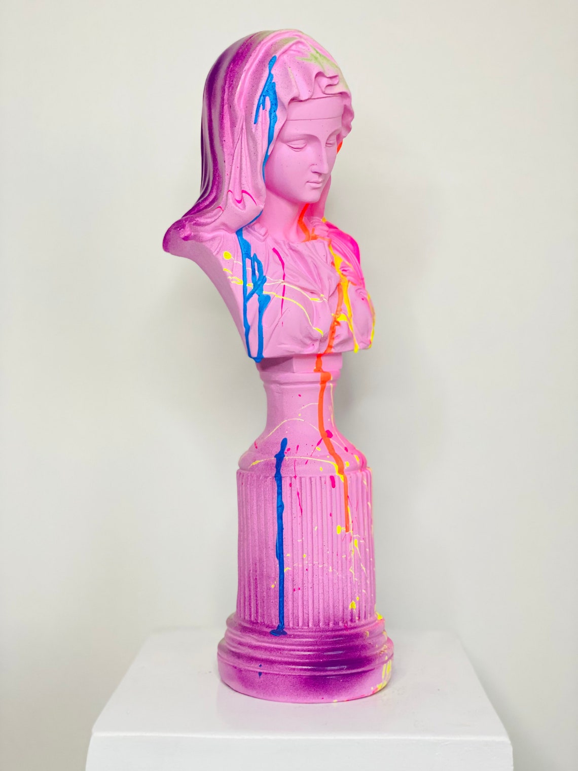 Virgin Mary Statue Pop Art Virgin Mary Sculpture Greek - Etsy