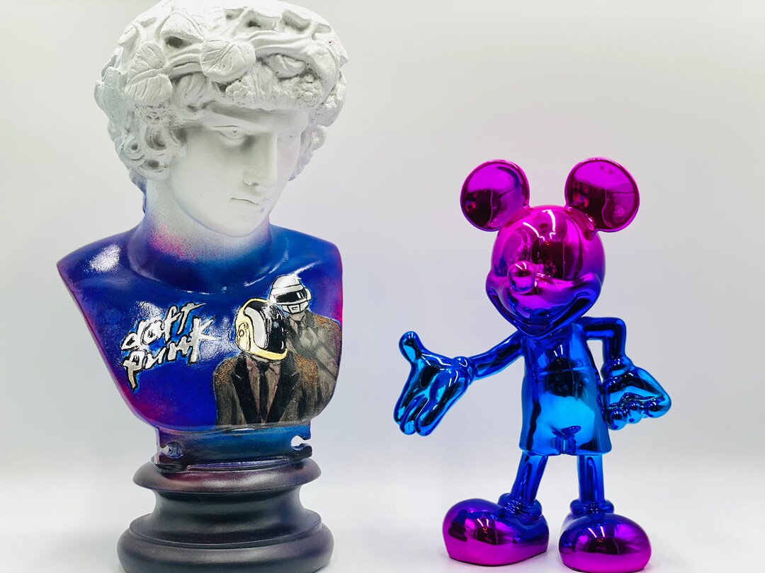 Daft Punk Dionysus Statue, Antinous Statue Daft Punk, Museum Copy ...