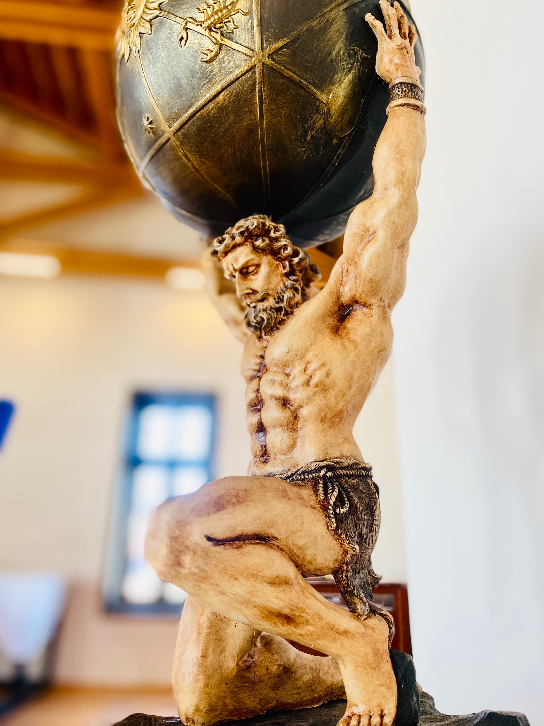 Atlas Greek God Statue