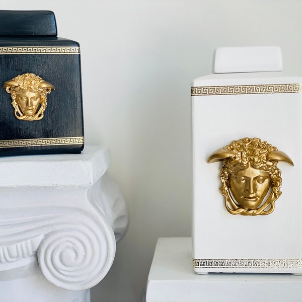 Greek Key Vase - Etsy