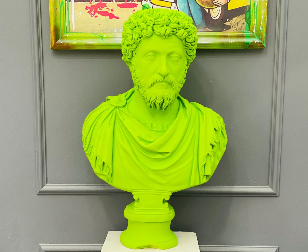 34 Marcus Aurelius Statue, Museum Copy XL Handmade Sculpture, Luxury ...