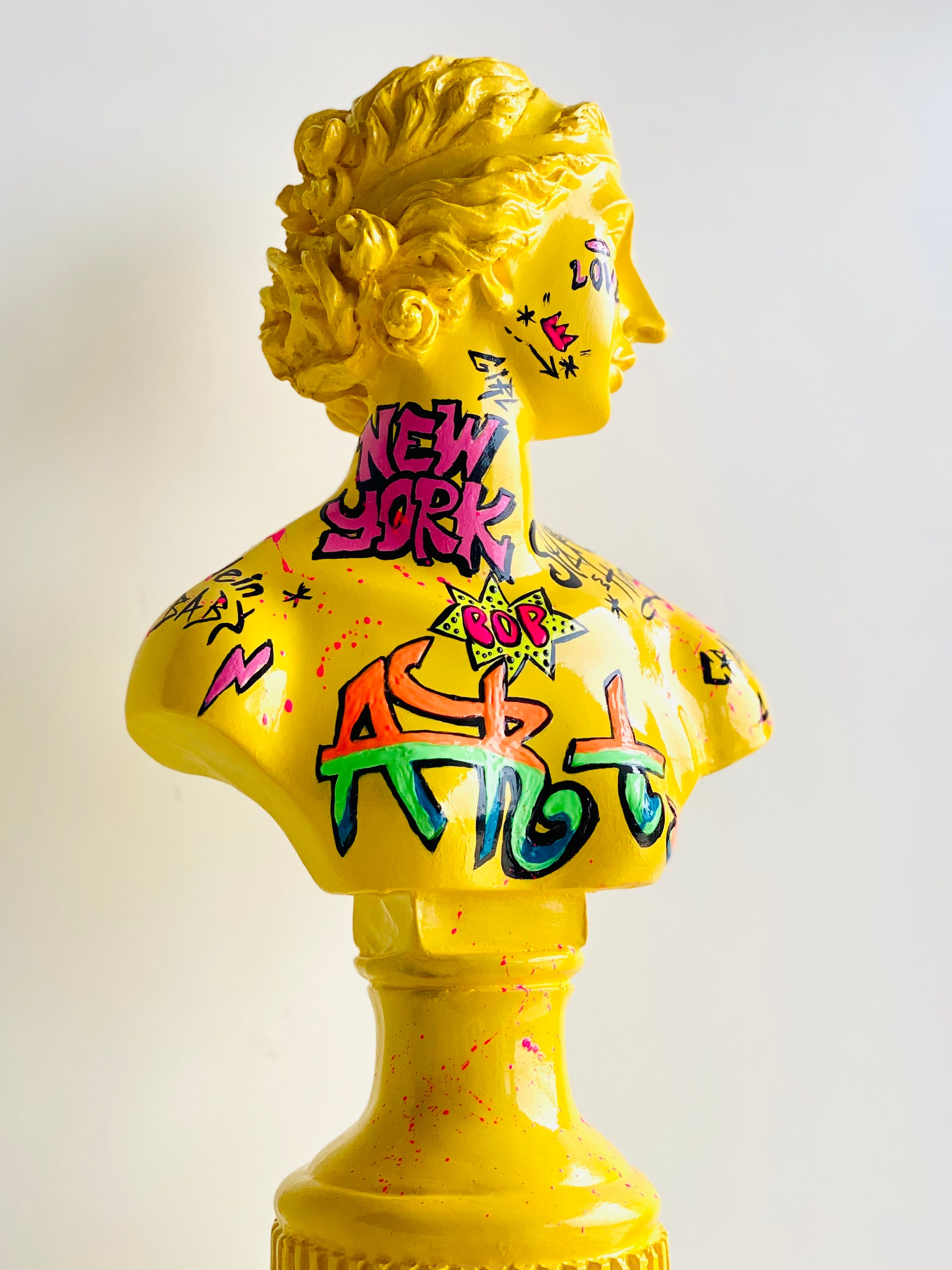 Pop Art Statue New York Art 17 Graffiti Art Graffiti - Etsy