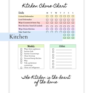 Chore Chart Bundle - Etsy