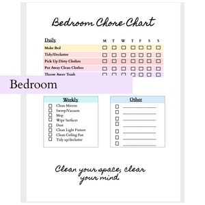 Chore Chart Bundle - Etsy