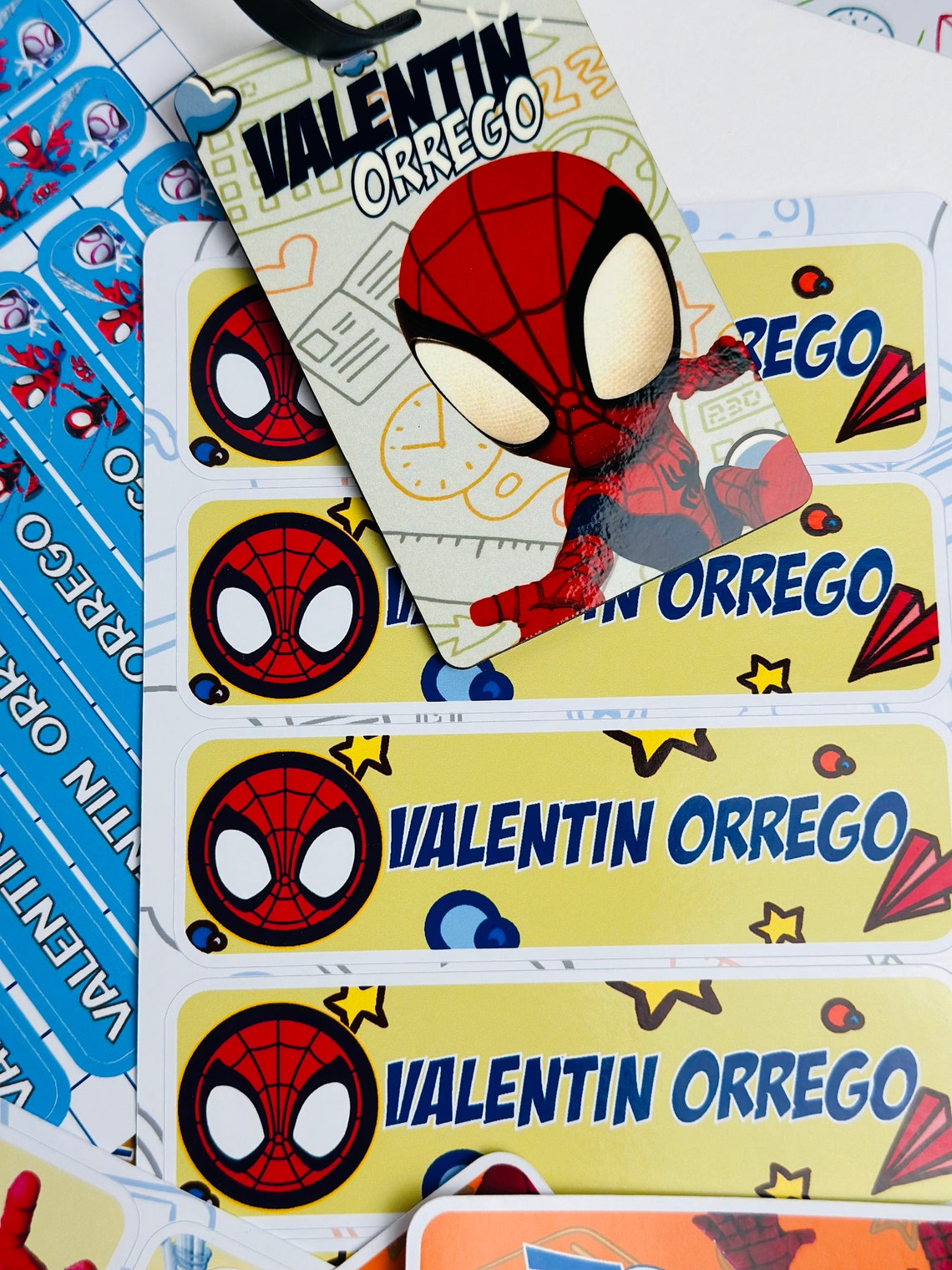 Custom Back-to-school Sticker Kit With Backpack Tag Personalized ...