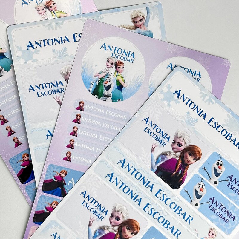 Anna and Elsa Back to School - Etsy