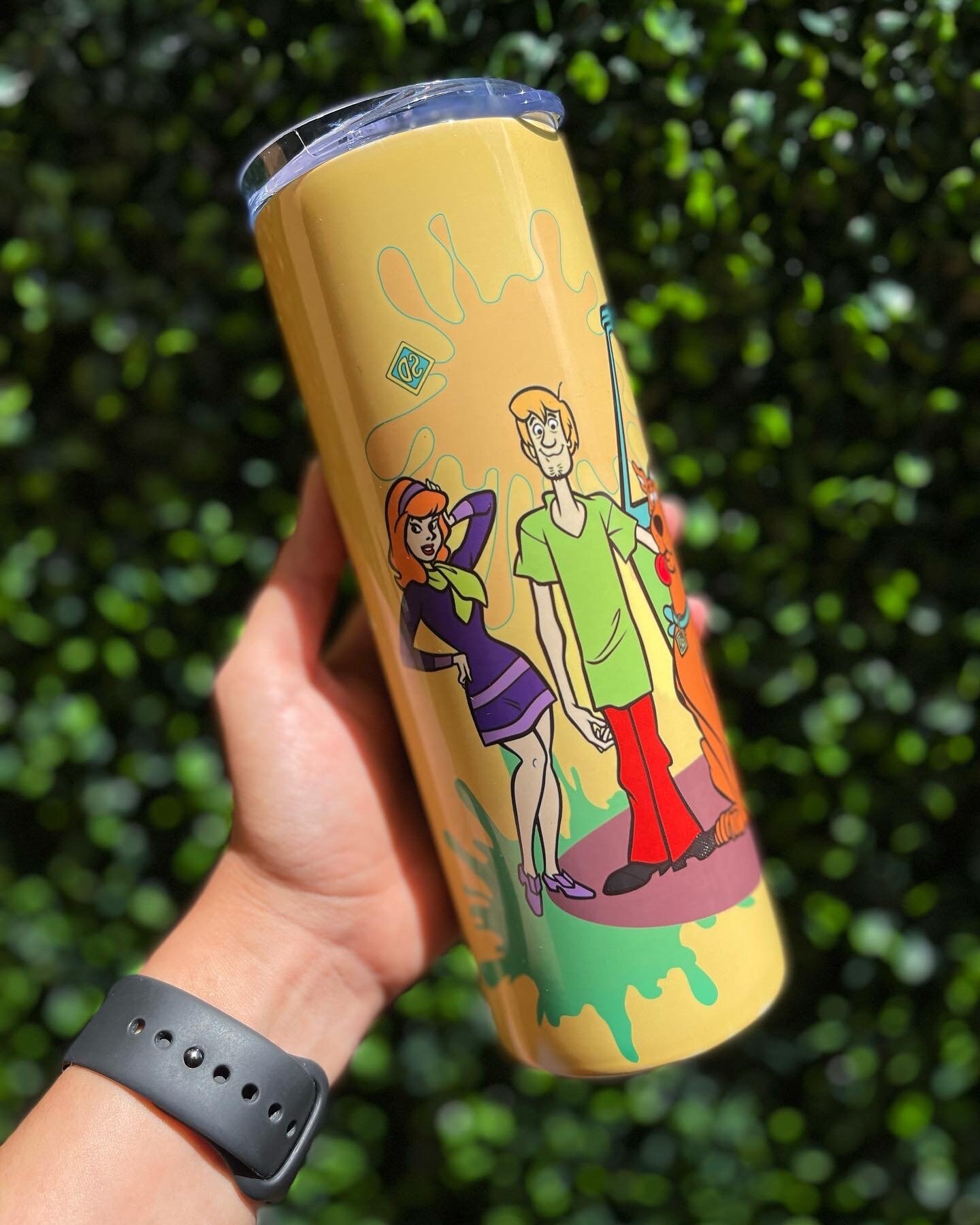 Scooby Doo Inspired Tumbler Scooby Doo Cup Yellow Scooby | Etsy