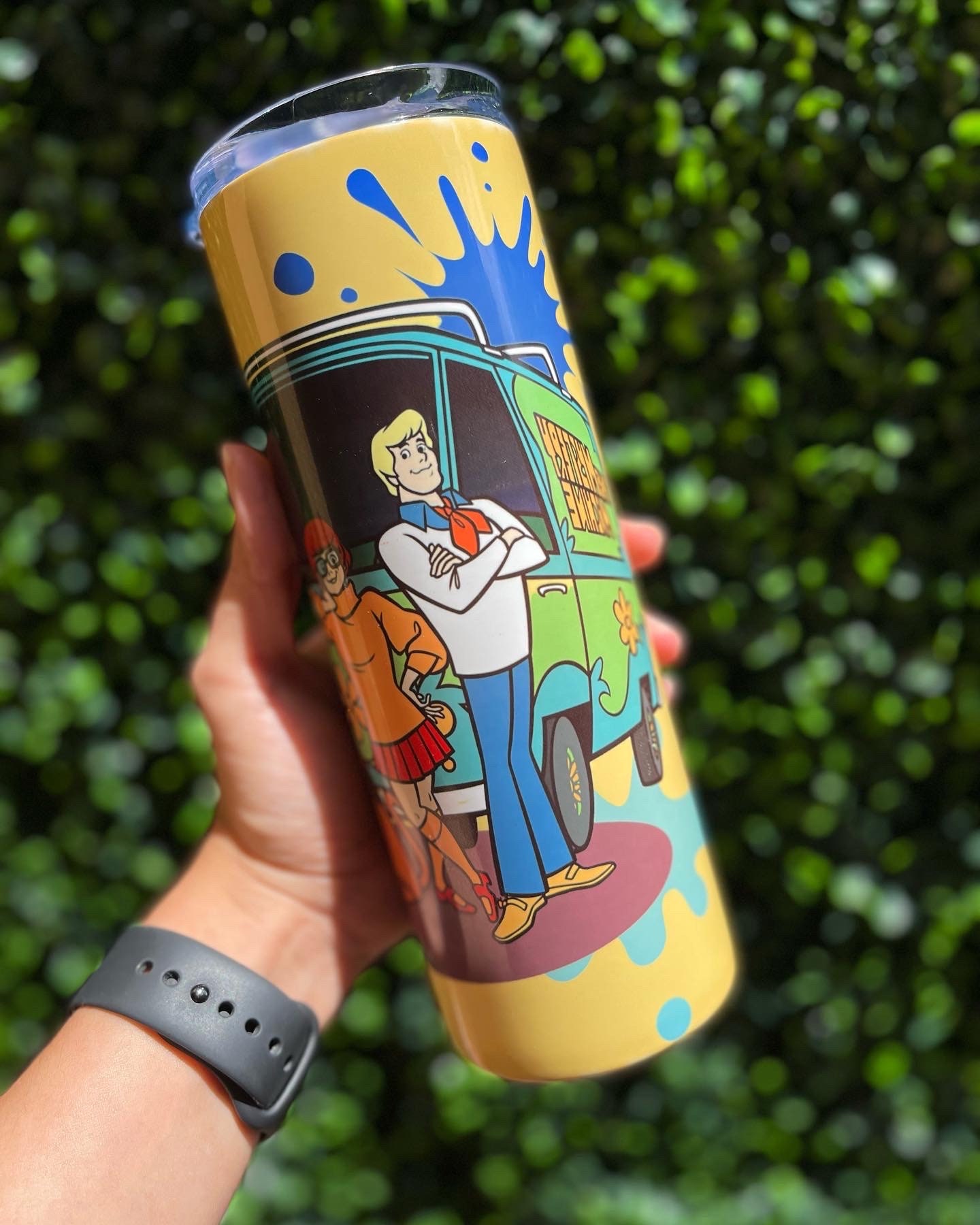 Scooby Doo Inspired Tumbler Scooby Doo Cup, Yellow Scooby Doo Tumbler ...