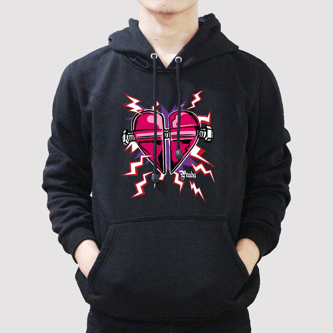 Broken Heart Hoodie, Hoodie for Gift, Vacation Hoodie, Summer Hoodie ...