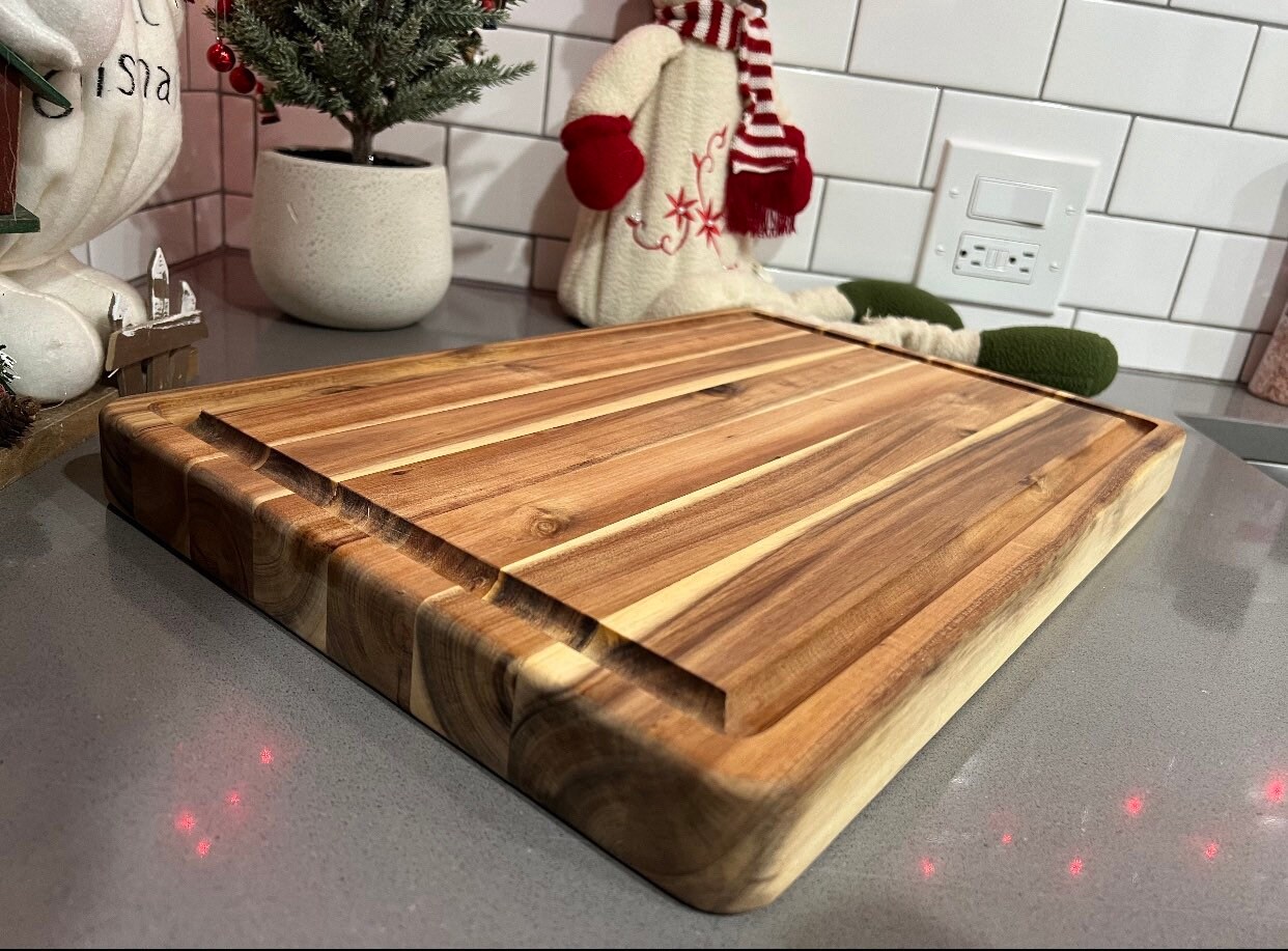 Large Rustic Farmhouse Wood Cutting Board Butcher Block 12x18 - Etsy