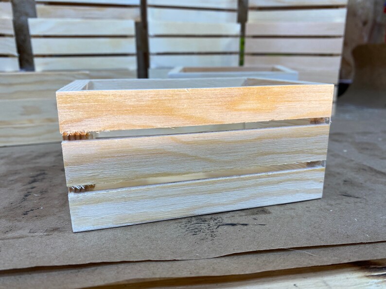 Small Wood Crates Wooden Storage Small Crate Rustic Wood - Etsy