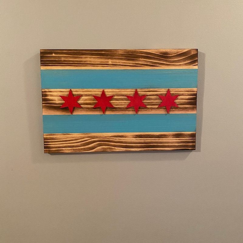 Chicago Flag - Etsy