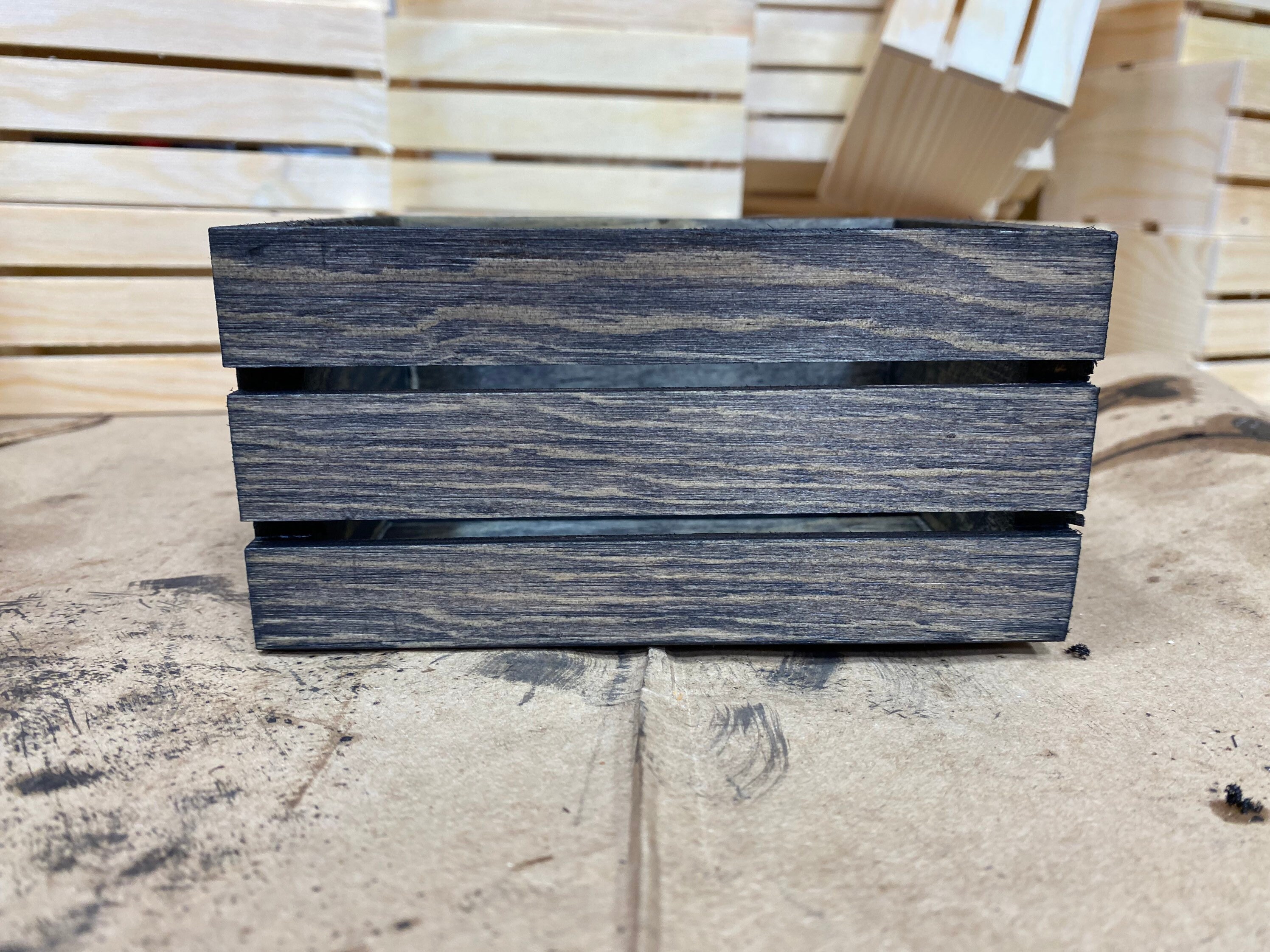 Small Wood Crates (24 Pack), Wood Crates, Wooden Crate, Small Crate ...