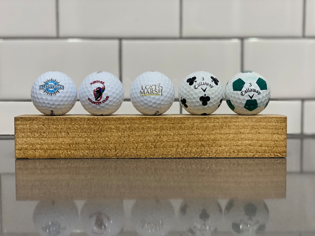 Golf Ball Display, Golf Display, Rustic Golf Display, Ball Holder, Golf ...