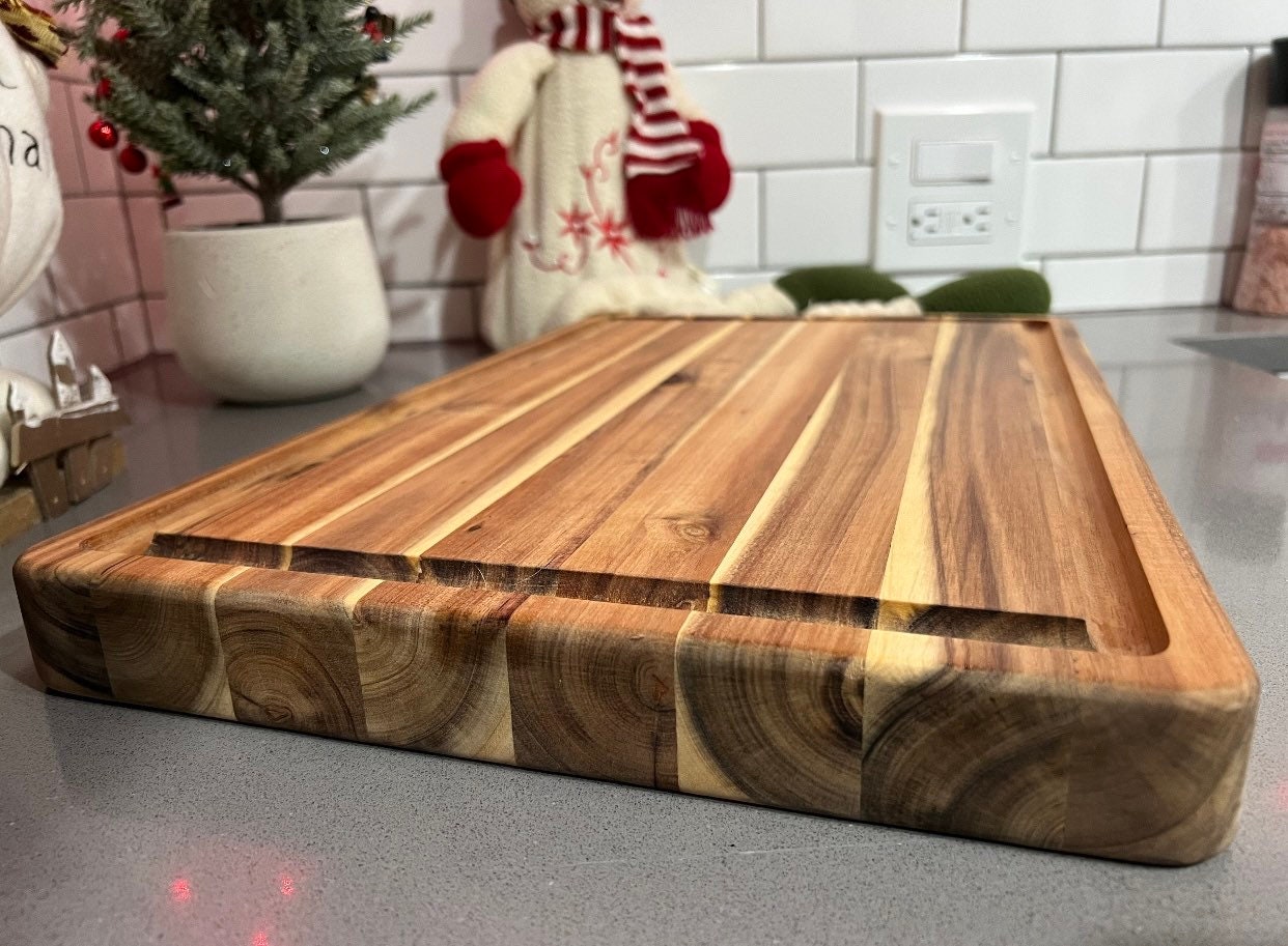 Large Rustic Farmhouse Wood Cutting Board Butcher Block 12x18 - Etsy