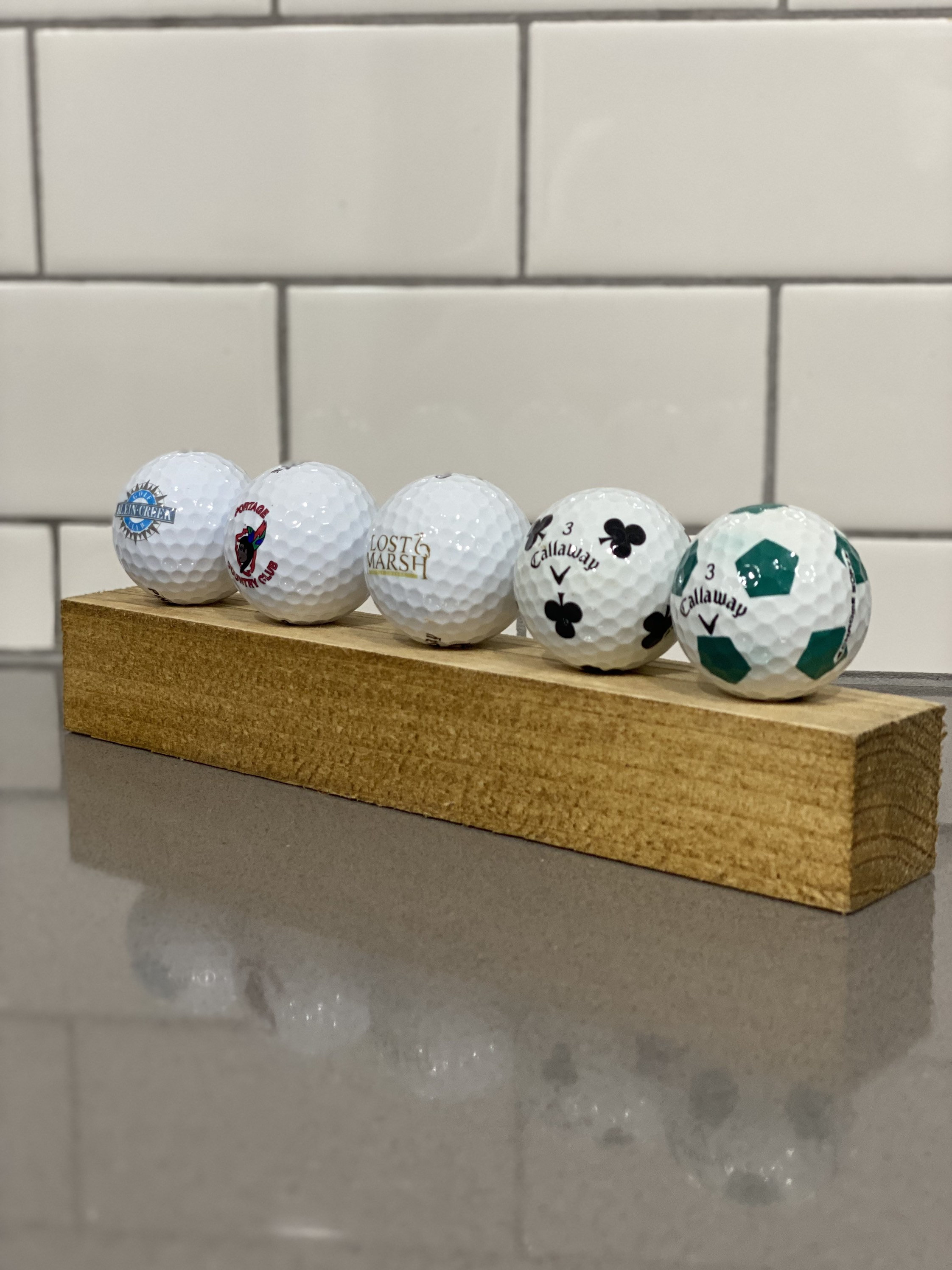 Golf Ball Display, Golf Display, Rustic Golf Display, Ball Holder, Golf ...