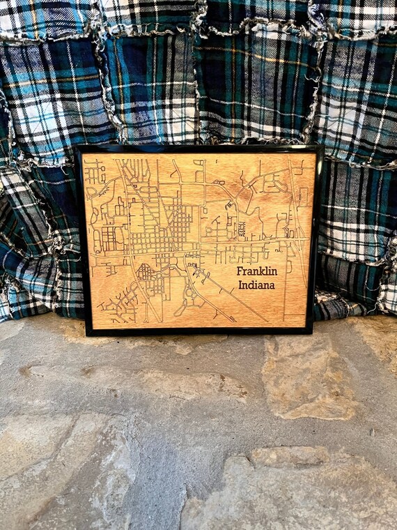 Laser Engraved Custom City Maps | Etsy