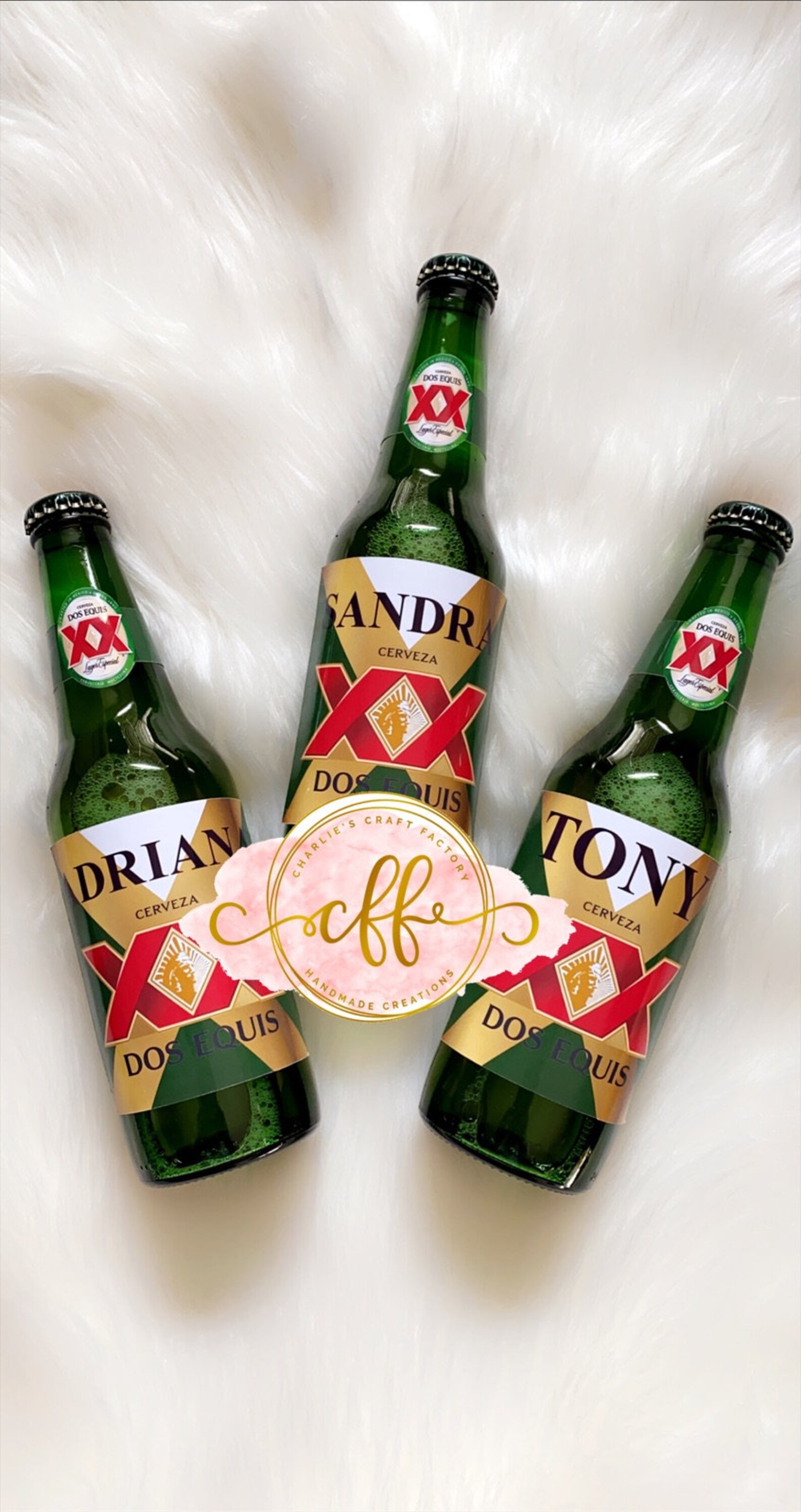 Custom Dos XX Beer Label - Cerveza - Gift for Him - for Any Occasion ...