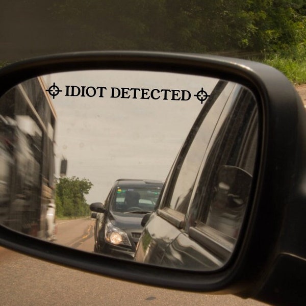 Funny Rear View Mirror Decal - Etsy