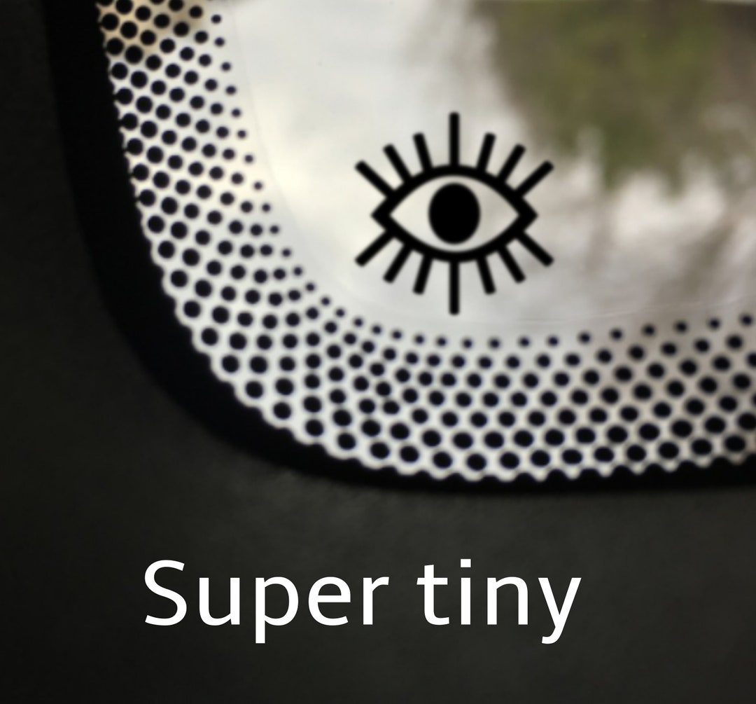 Tiny Evil Eye Car Decal, Hidden Easter Egg Decal, Car Sticker - Etsy