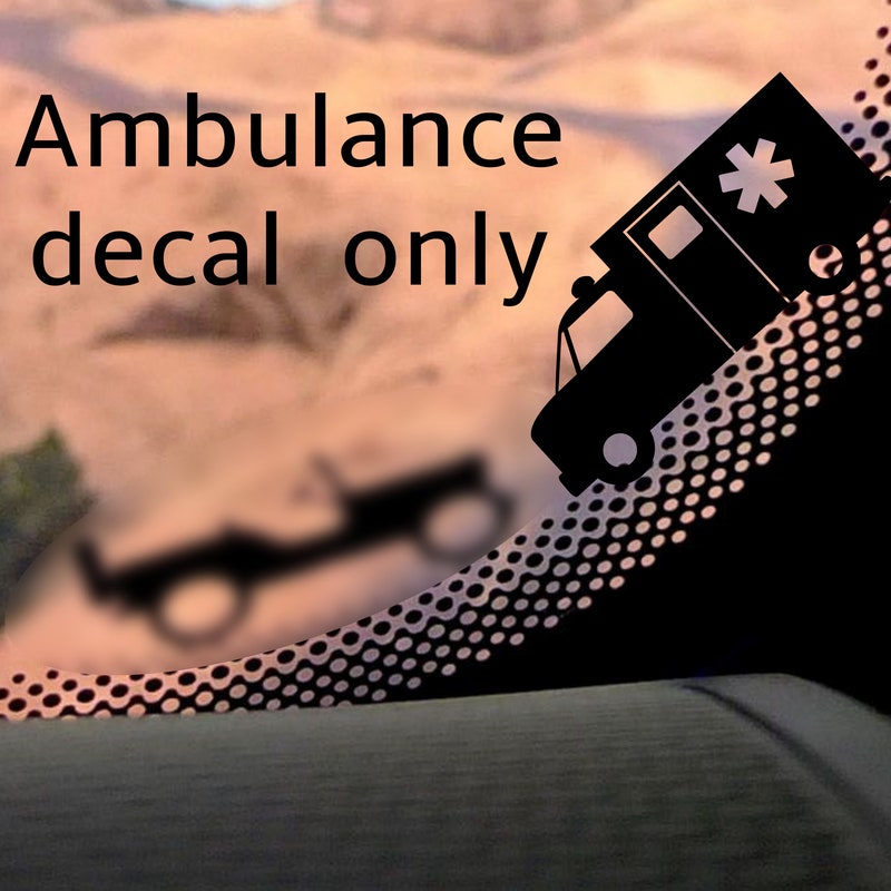 Ambulance Decal - Etsy