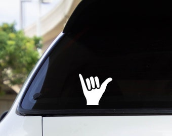 Hang Loose the Shaka Sign Vinyl Decal/sticker for - Etsy