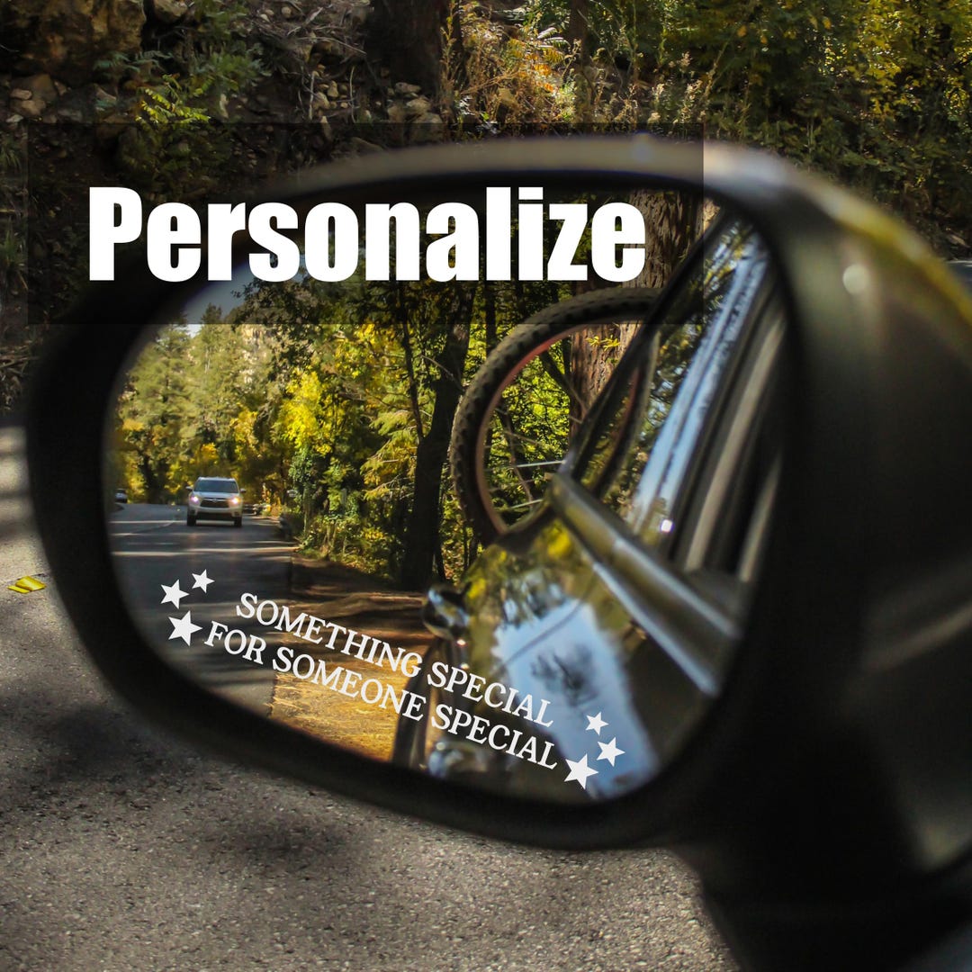 Custom Car Side Mirror Decal, Side Mirror Sticker for Car, Side Mirror ...