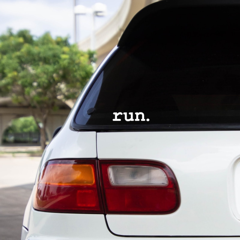 Running Decal - Etsy