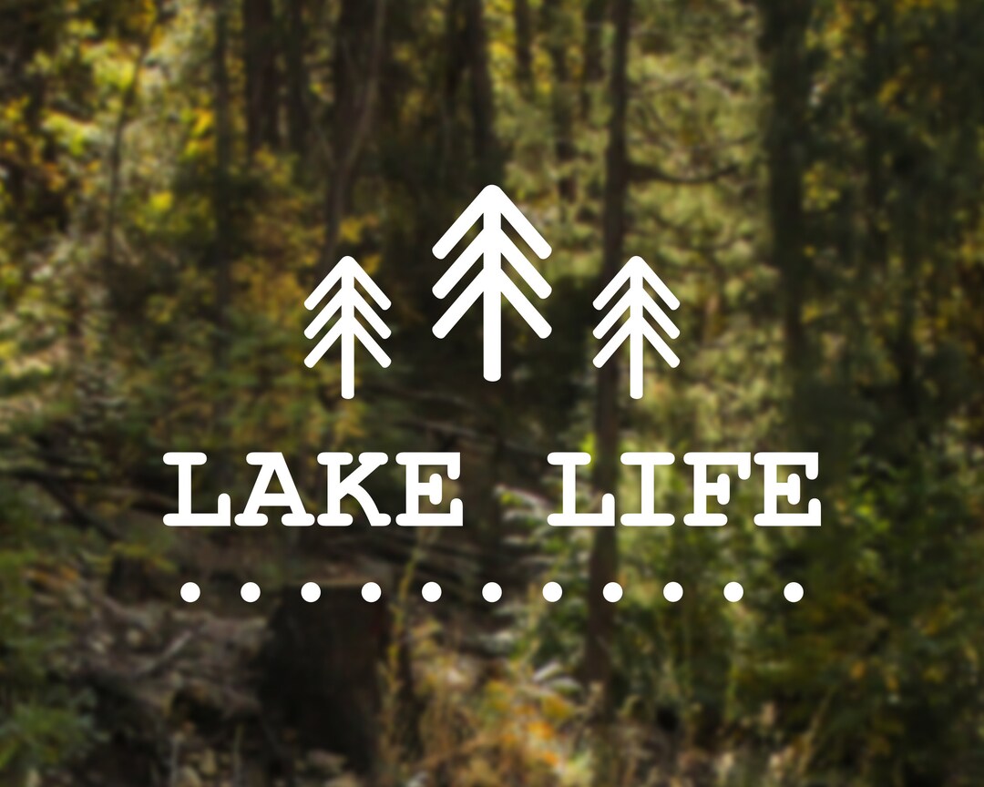 Lake Life, Car Decal, Car Sticker - Etsy