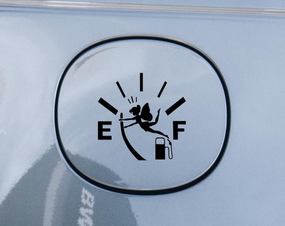 Gas Tank Door Decal Gas Gauge Fairy Decal Gas Gauge Decal - Etsy
