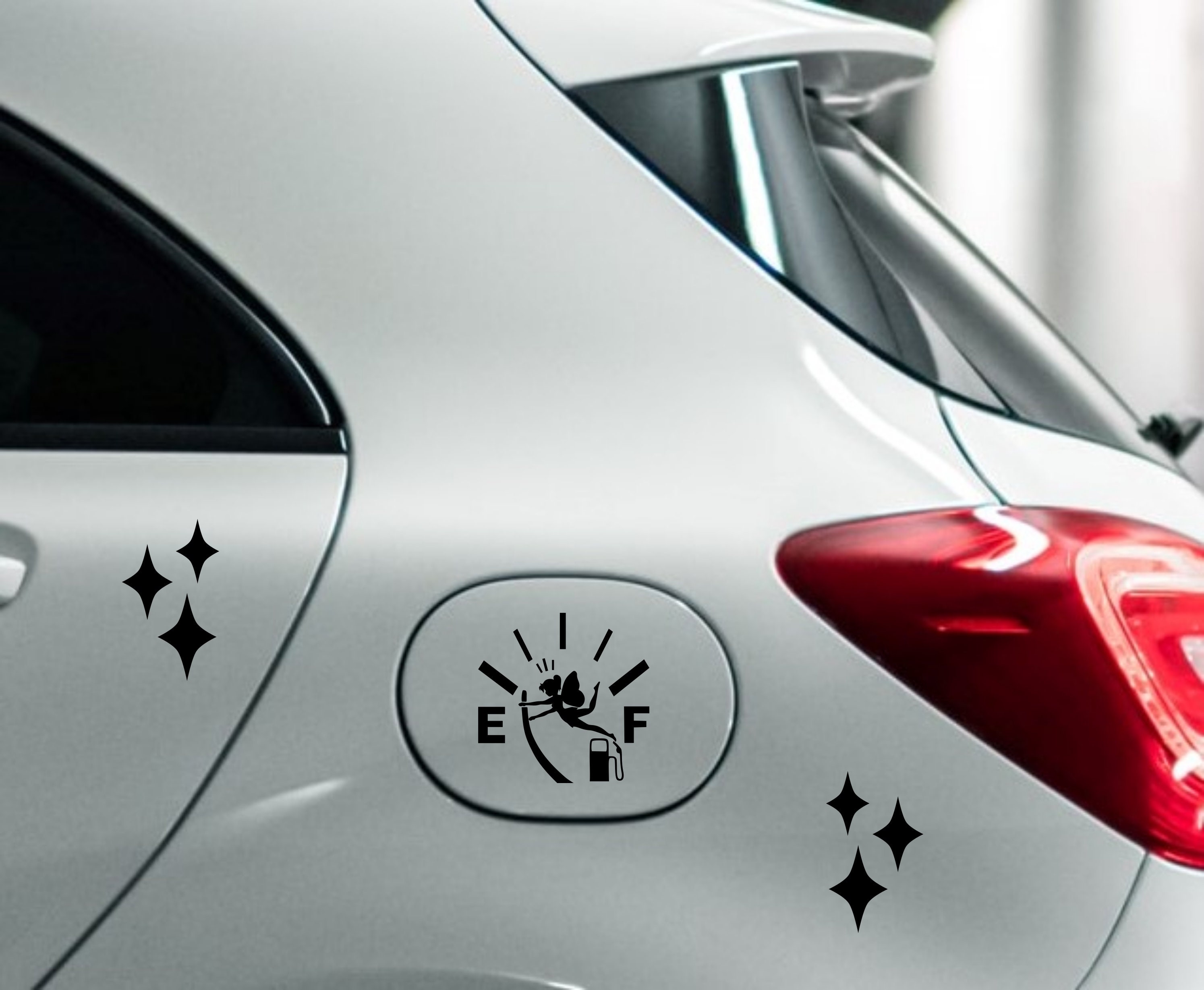 Fairy Car Decal Set 1 Gas Gauge Fairy Decal 2 Medium Sparkle - Etsy