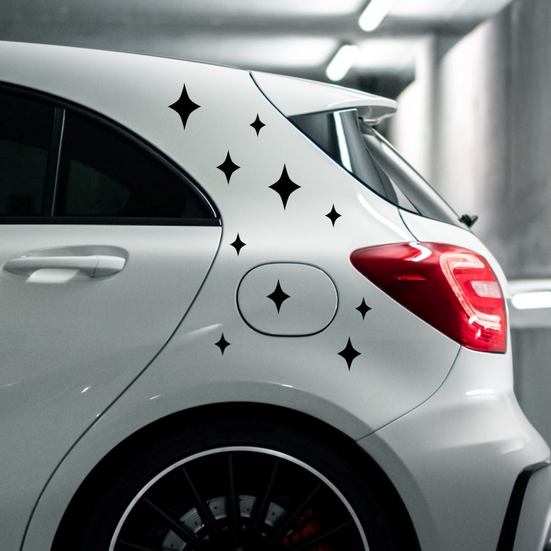 Sparkle Car Decals Sparkle Car Stickers JDM Car Decals Star | Etsy