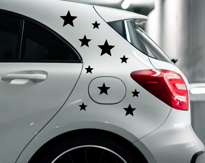 Star Car Decals, Star Car Stickers, JDM Car Decals, Car Side Decal, Car ...