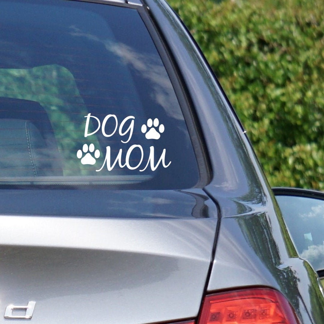 Dog Mom Car Decal, Fur Mom Decal, Dog Mom Decal, Fur Mama Decal, Fur ...