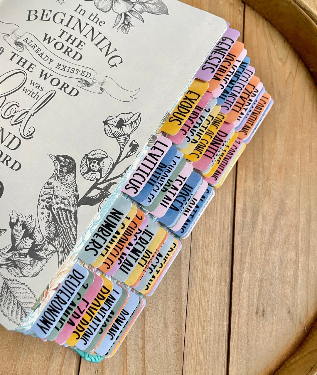 Garden of Eden Bible Tabs, Double Sided Adhesive Peel and Stick Tabs ...