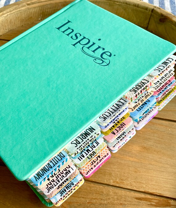 Personalize NLT Journaling Bible NLT Teal Inspire Journaling - Etsy