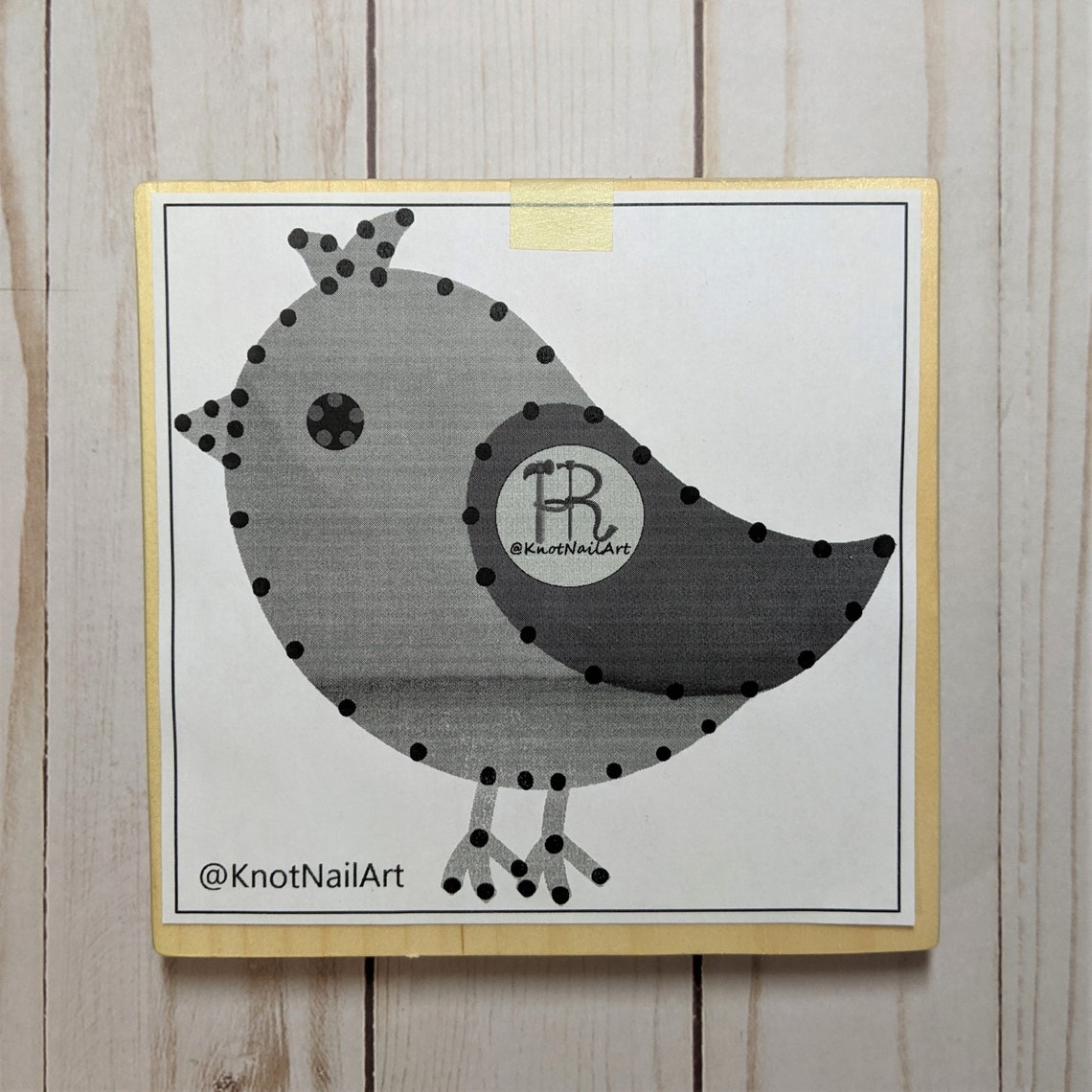 DIY String Art Kit: Bird 5.5" by 5.5" - Etsy