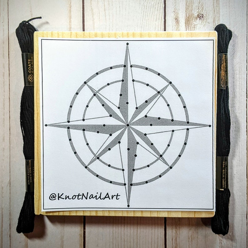 DIY String Art Kit: Compass - Etsy