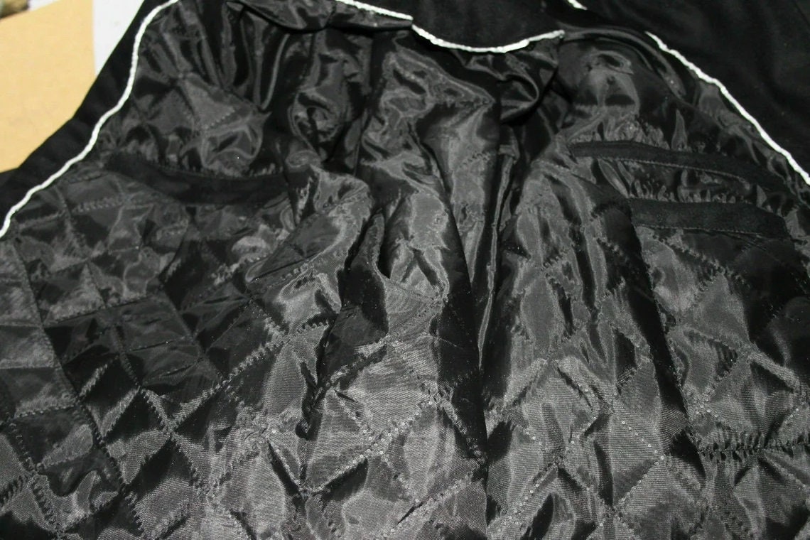 Varsity Letterman Baseball in Red Wool and Genuine Black Leather ...