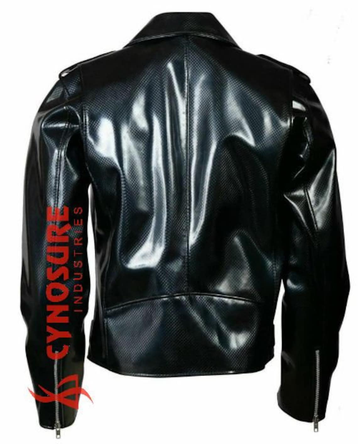 Gothic Handmade Moto Black PVC Vinyl Jacket Stylish Men Motorcycle ...