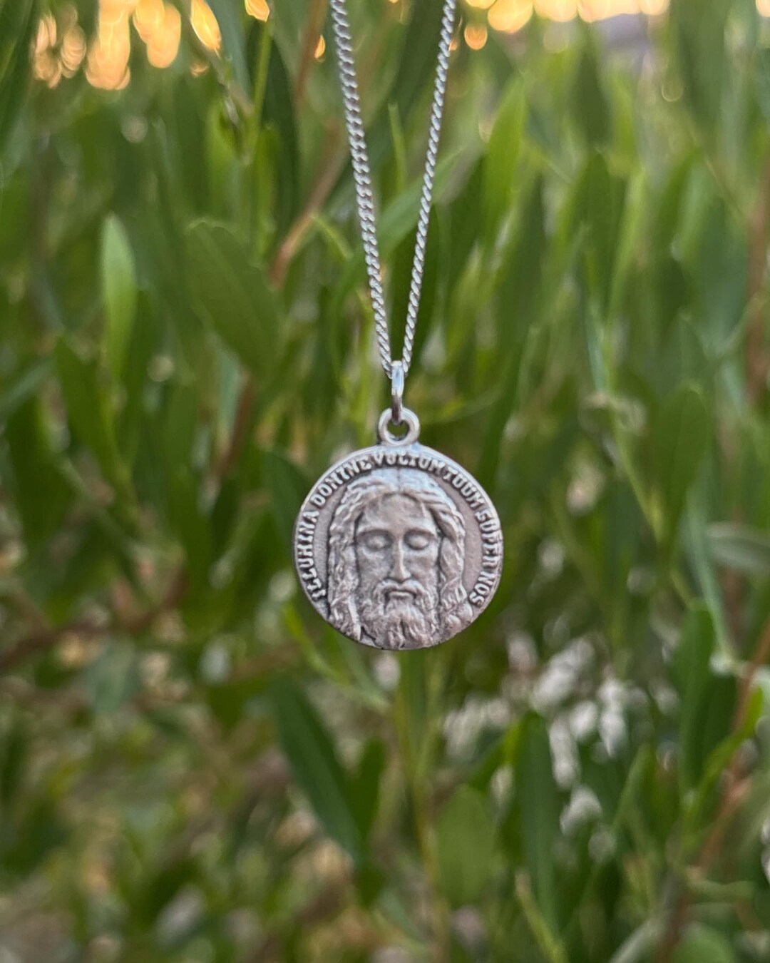 Catholic Holy Face of Christ Jesus Necklace - Etsy