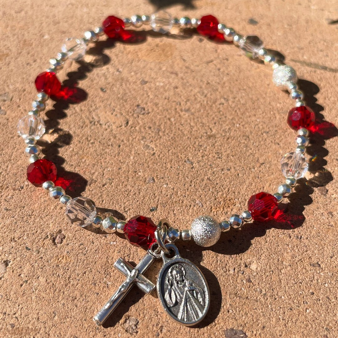 Divine Mercy Decade Chaplet Bracelet - Etsy