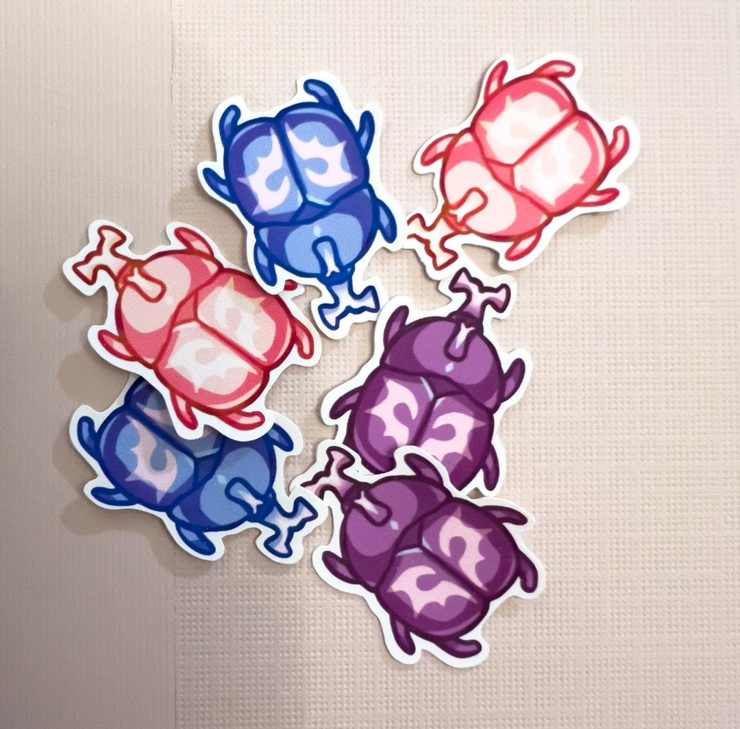 Onikabuto Stickers Genshin Impact Die-cut Water Resistant Matte Vinyl ...