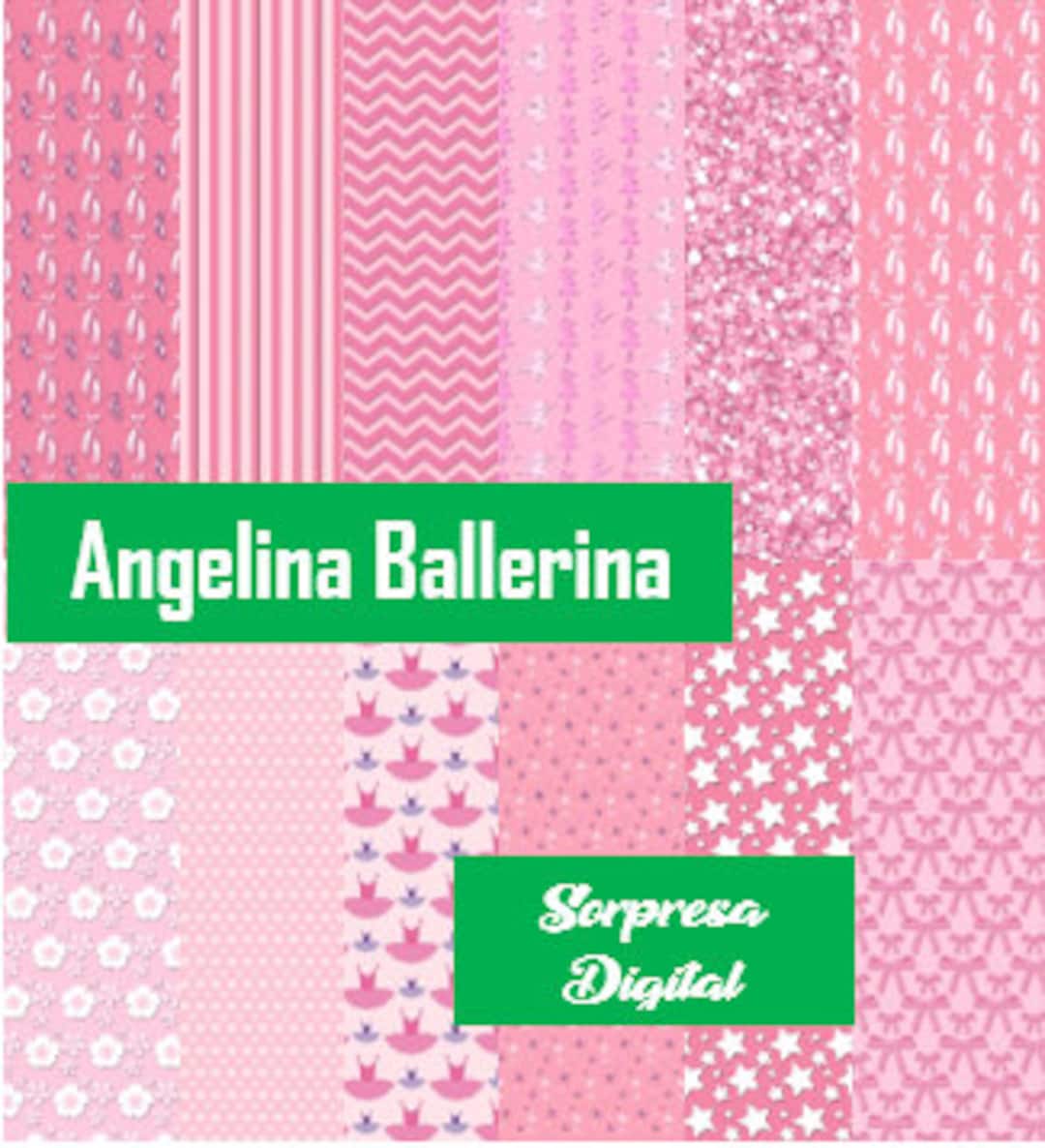 Angelina Ballerina Digital Paper - Etsy