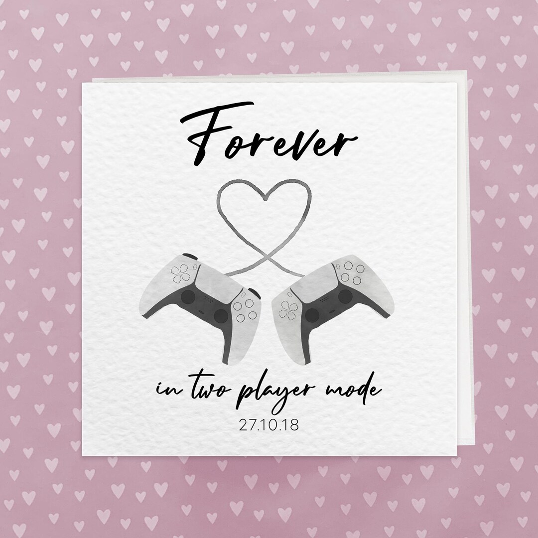 Forever in Two Player Mode | Anniversary, Wedding, Engagement ...