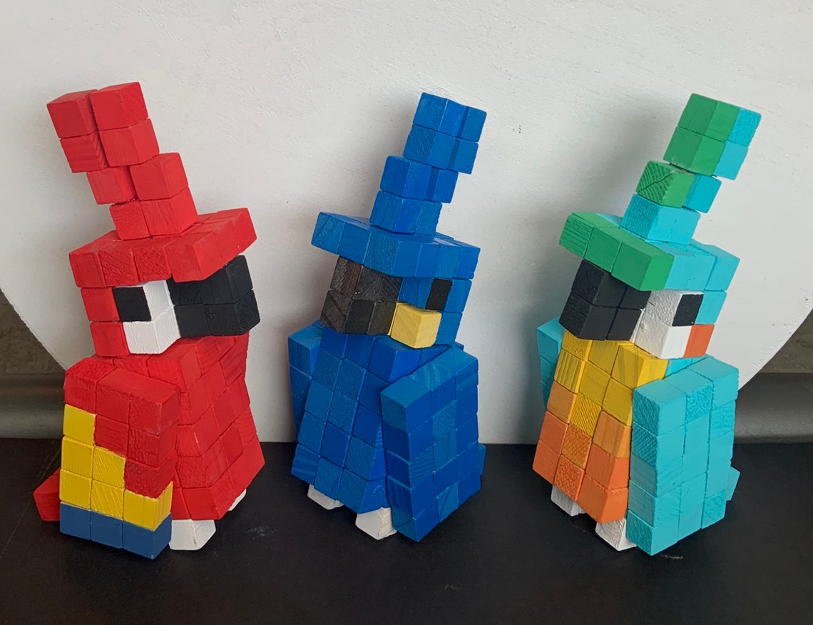 Minecraft Parrots | Etsy