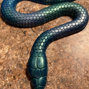 Resin Snake, Coral Snake, Snake Lover Gift, Snake Wall Art, Snake ...