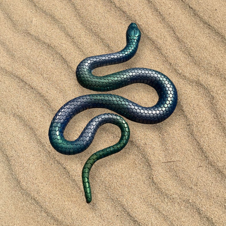 Resin Snake Coral Snake Snake Lover Gift Snake Wall Art - Etsy