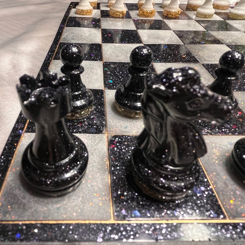 Resin Chess Set - Etsy